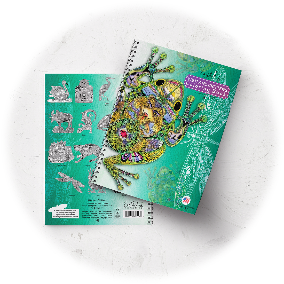 wetlands coloring book