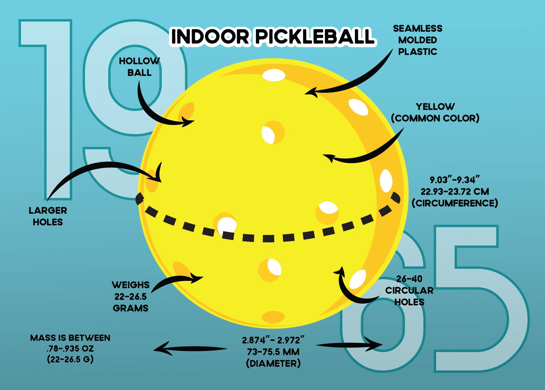 Anatomy of an Indoor Pickleball Postcard