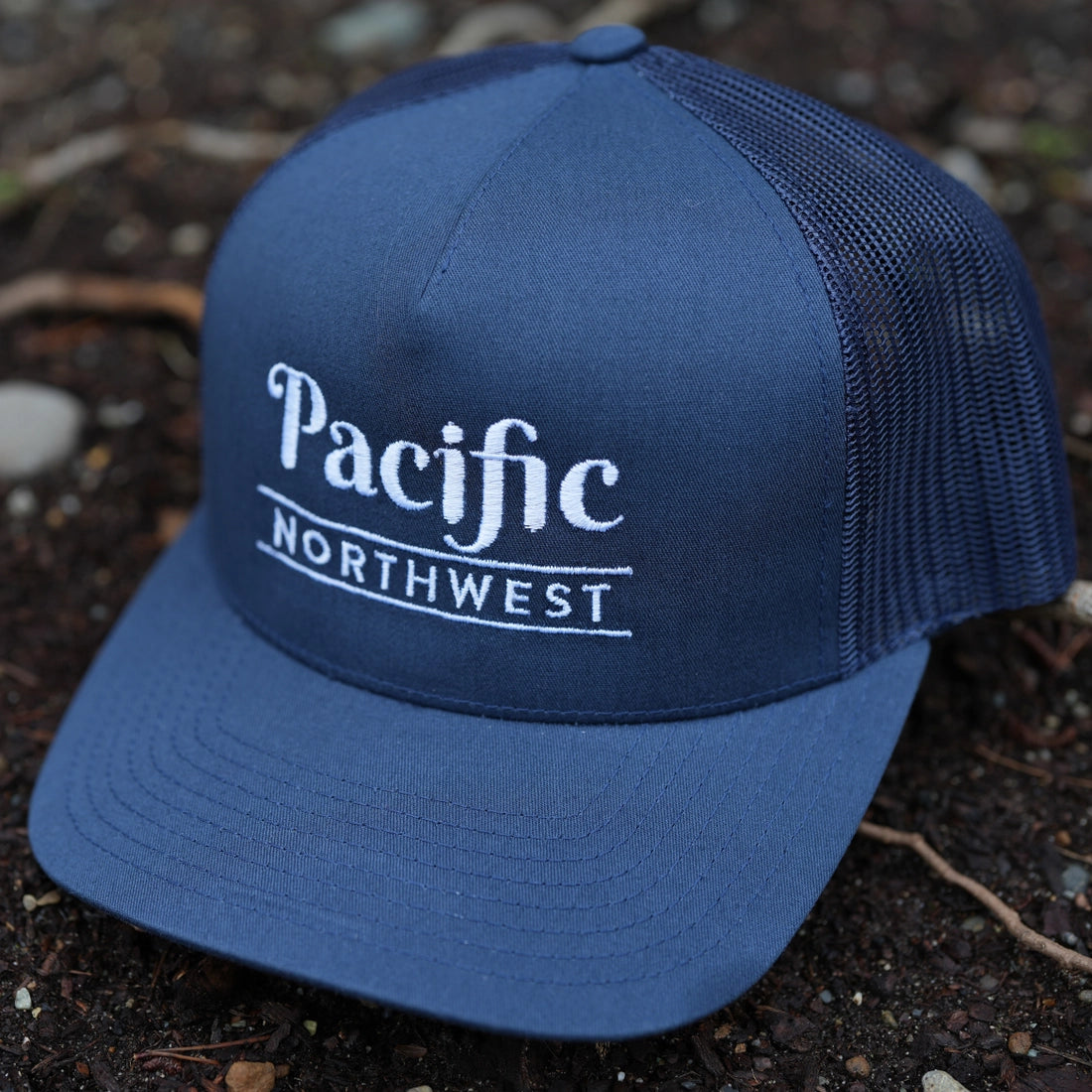 Pacific Northwest Embroidered (Curved Bill Trucker Hat) – Millstream ...